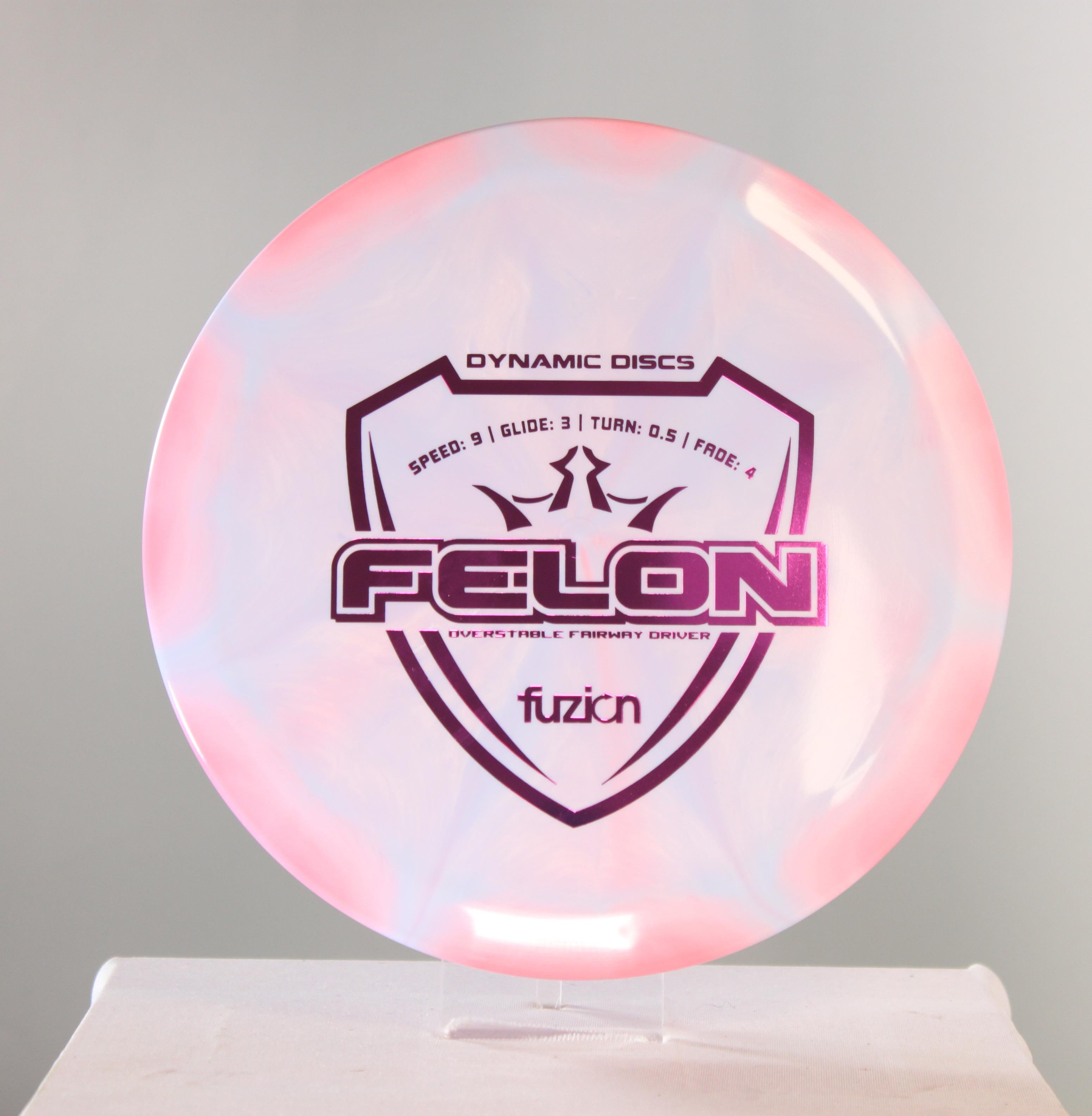Dynamic Discs Fuzion Burst Felon Fairway Driver – Hazy Shade