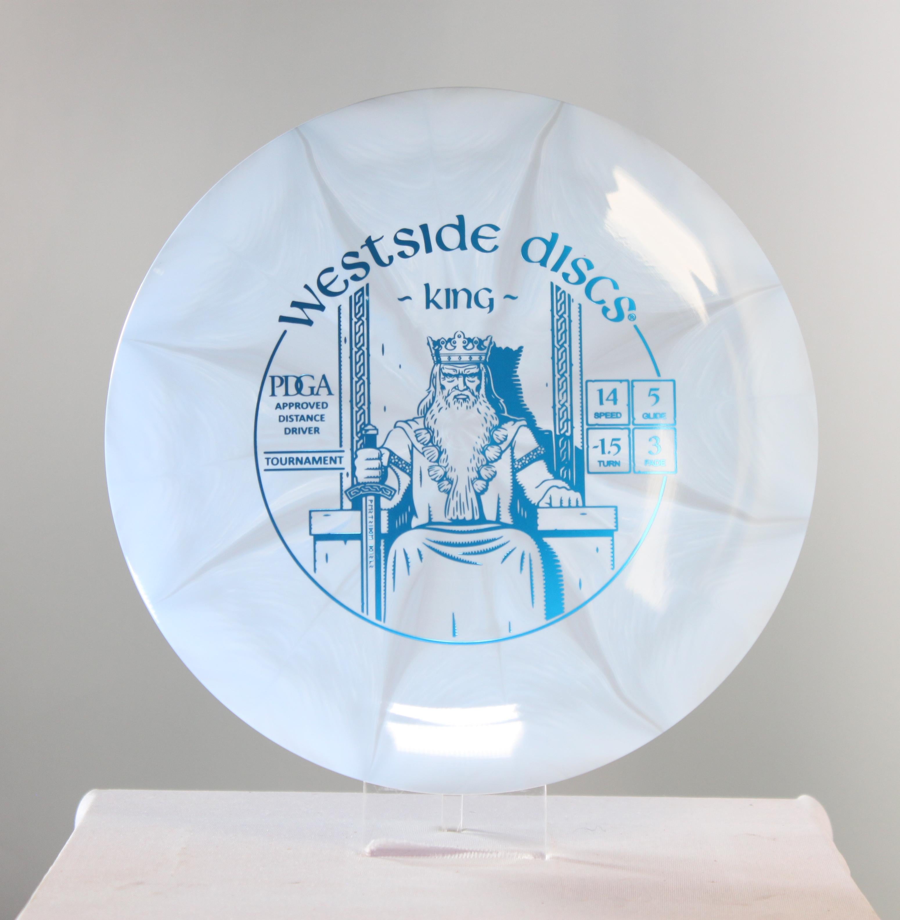 Westside Discs Tournament Burst King Distance Driver – Hazy Shade