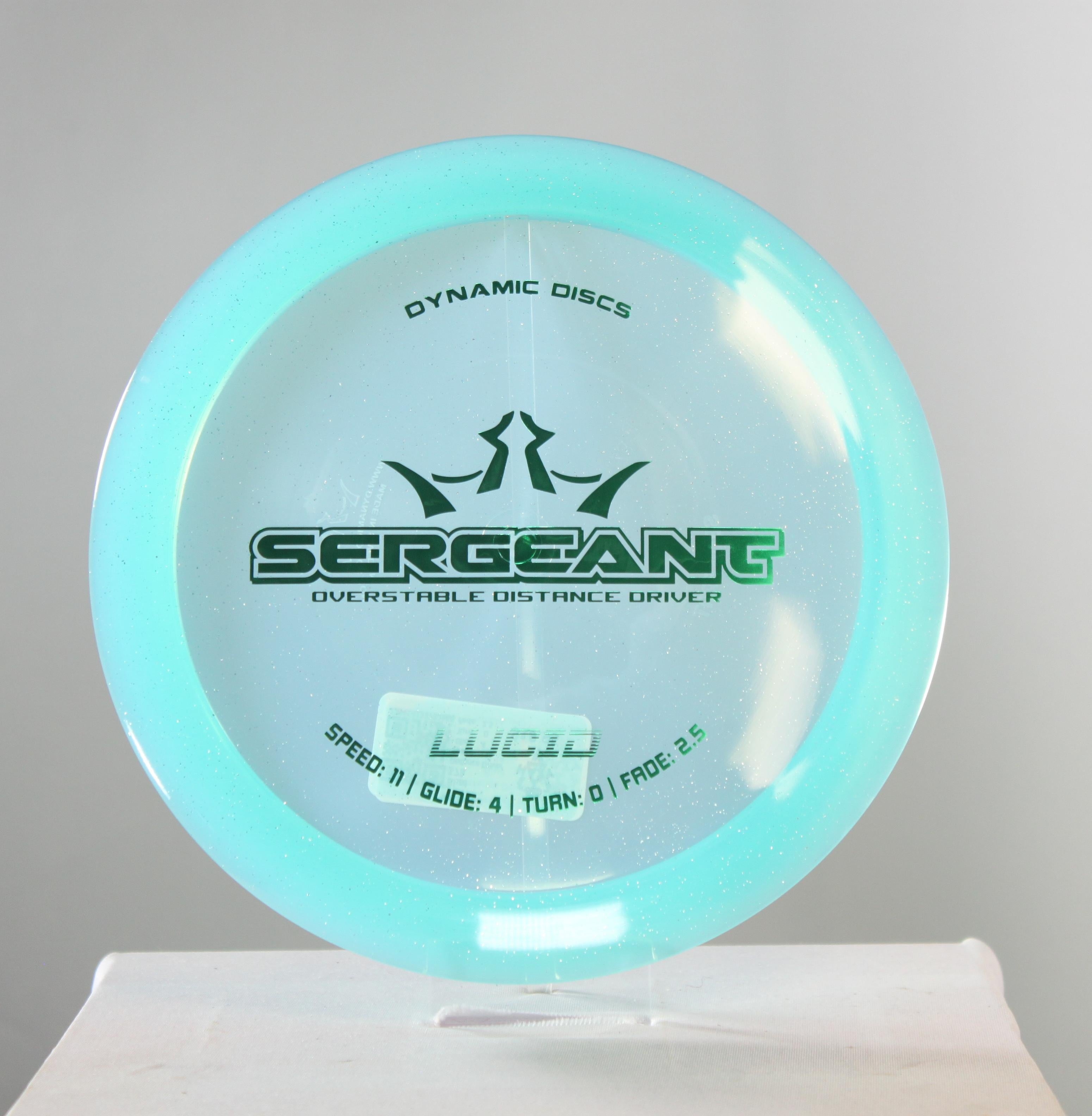 Dynamic Discs Lucid Sergeant Distance Driver – Hazy Shade