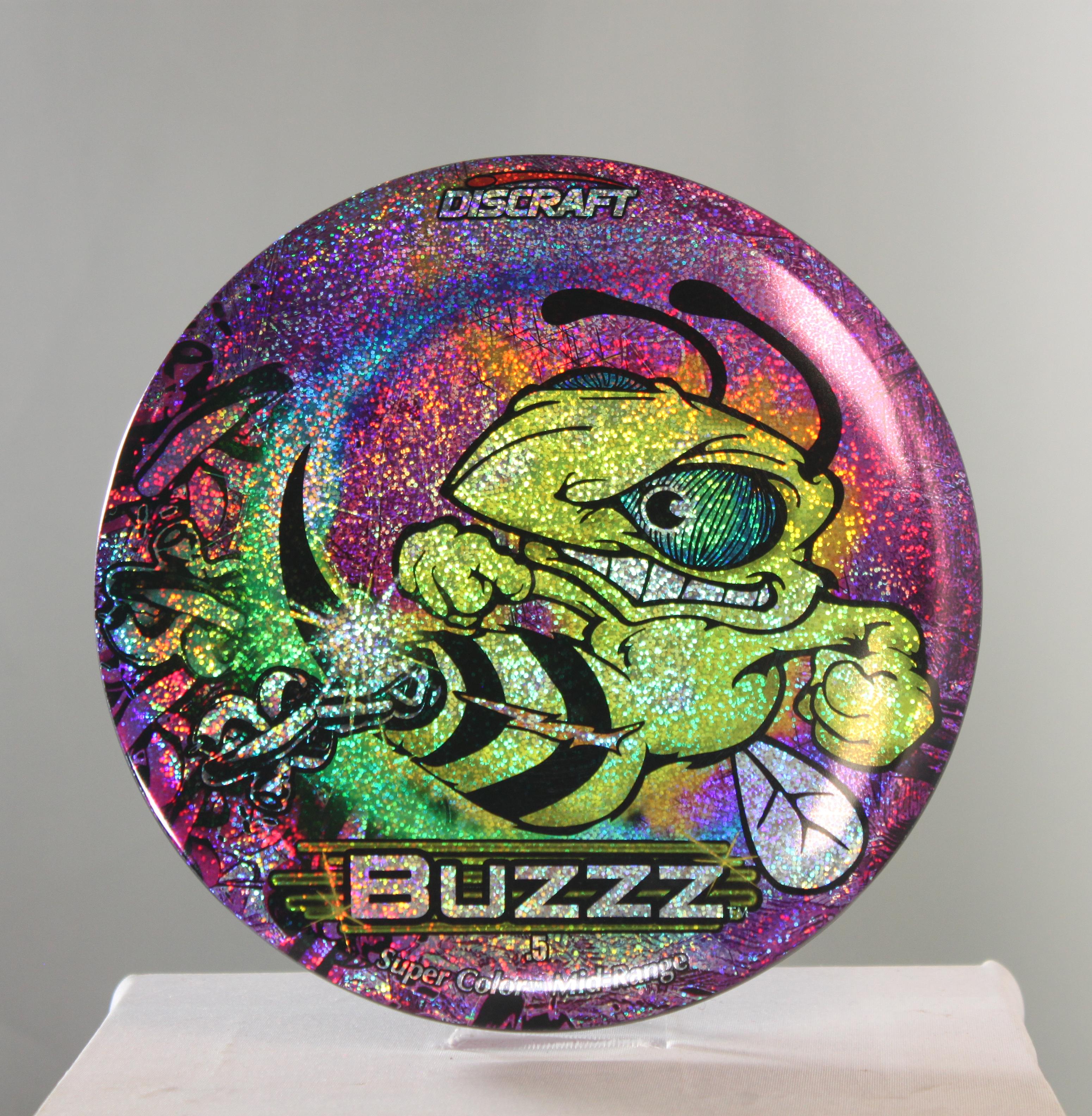 Discraft Chains Pink Full Foil SuperColor Buzzz Midrange – Hazy Shade