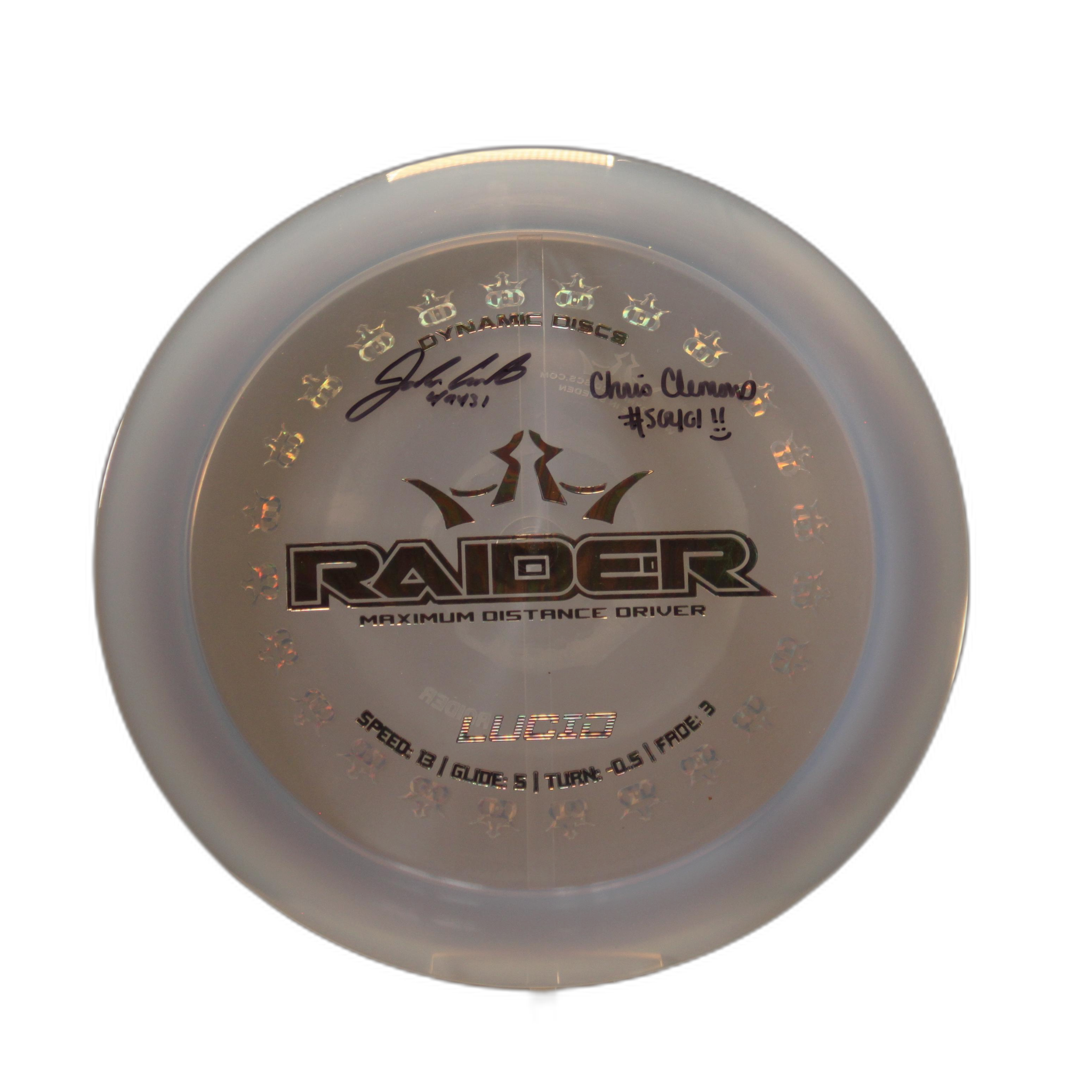 Dynamic Discs Pro Signed Lucid Raider Distance Driver – Hazy Shade
