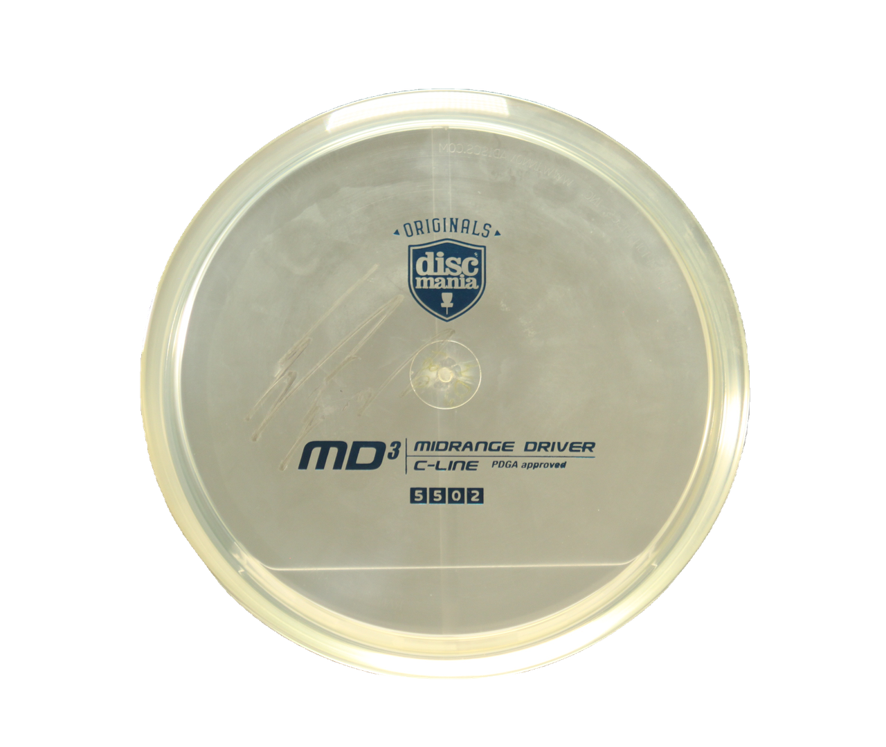 Discmania McMahon Signed Penned C-Line MD3 Midrange – Hazy Shade