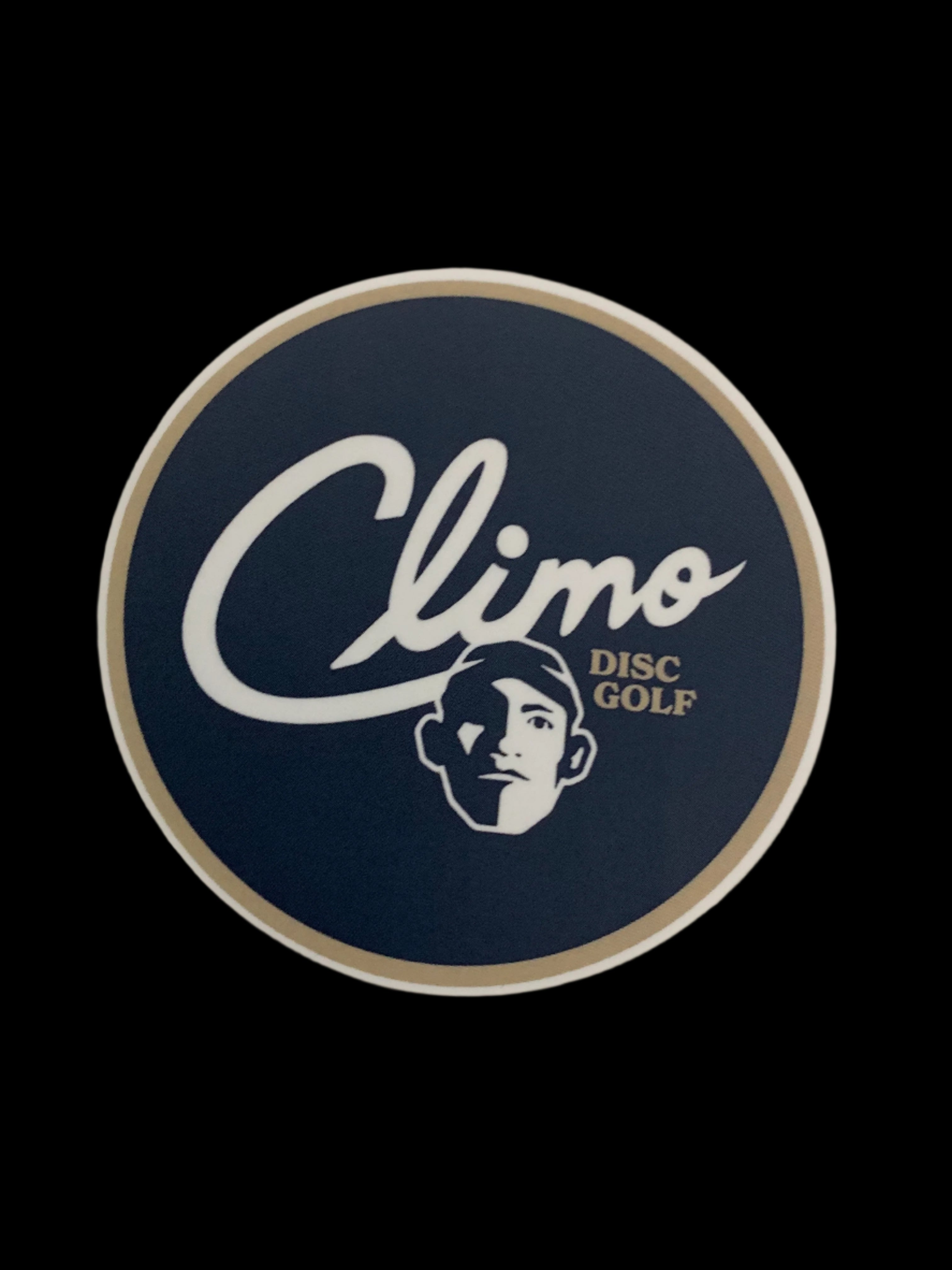 Climo Round Logo Sticker – Hazy Shade