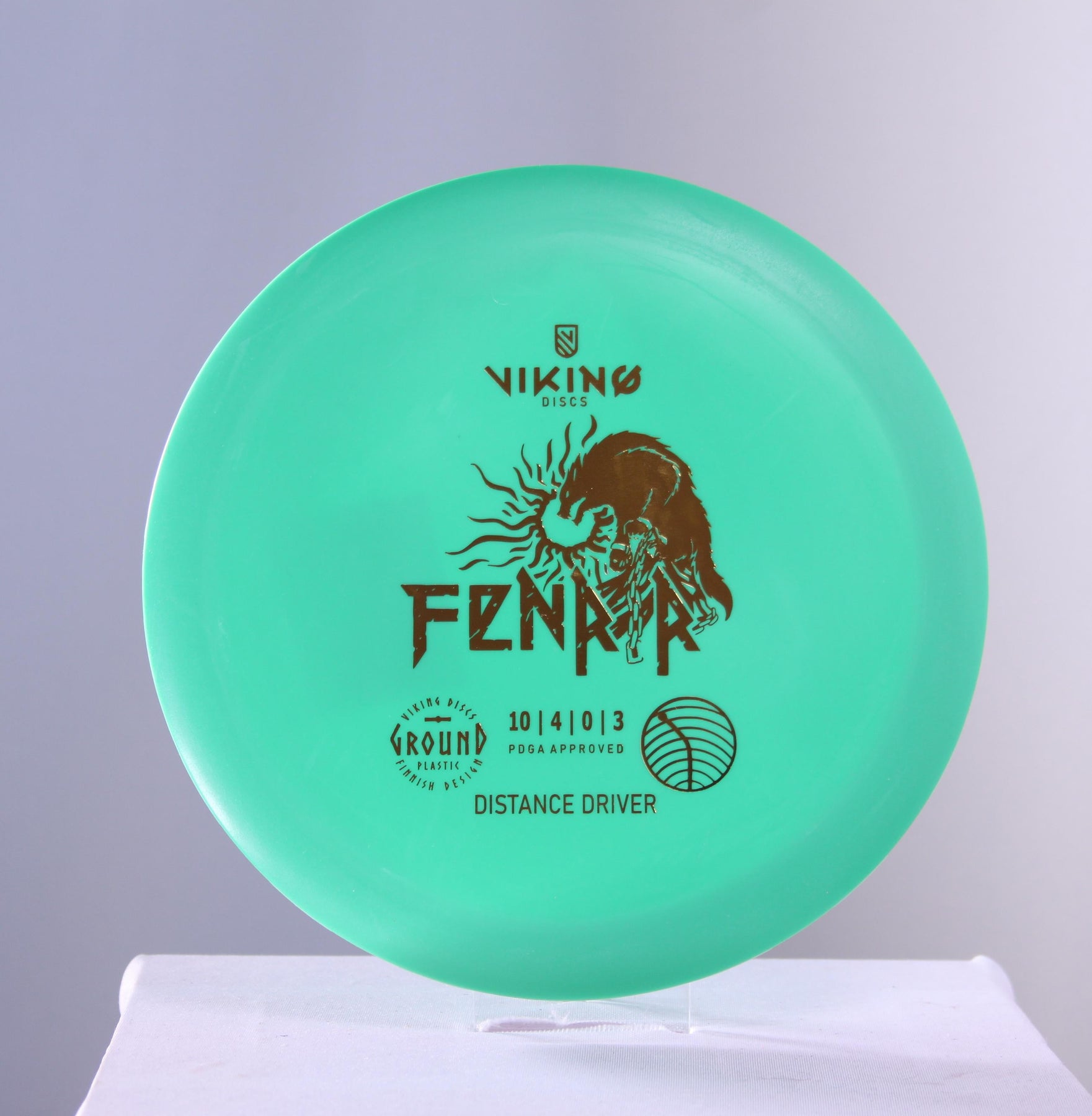 Viking Discs Ground Plastic Fenrir Distance Driver – Hazy Shade