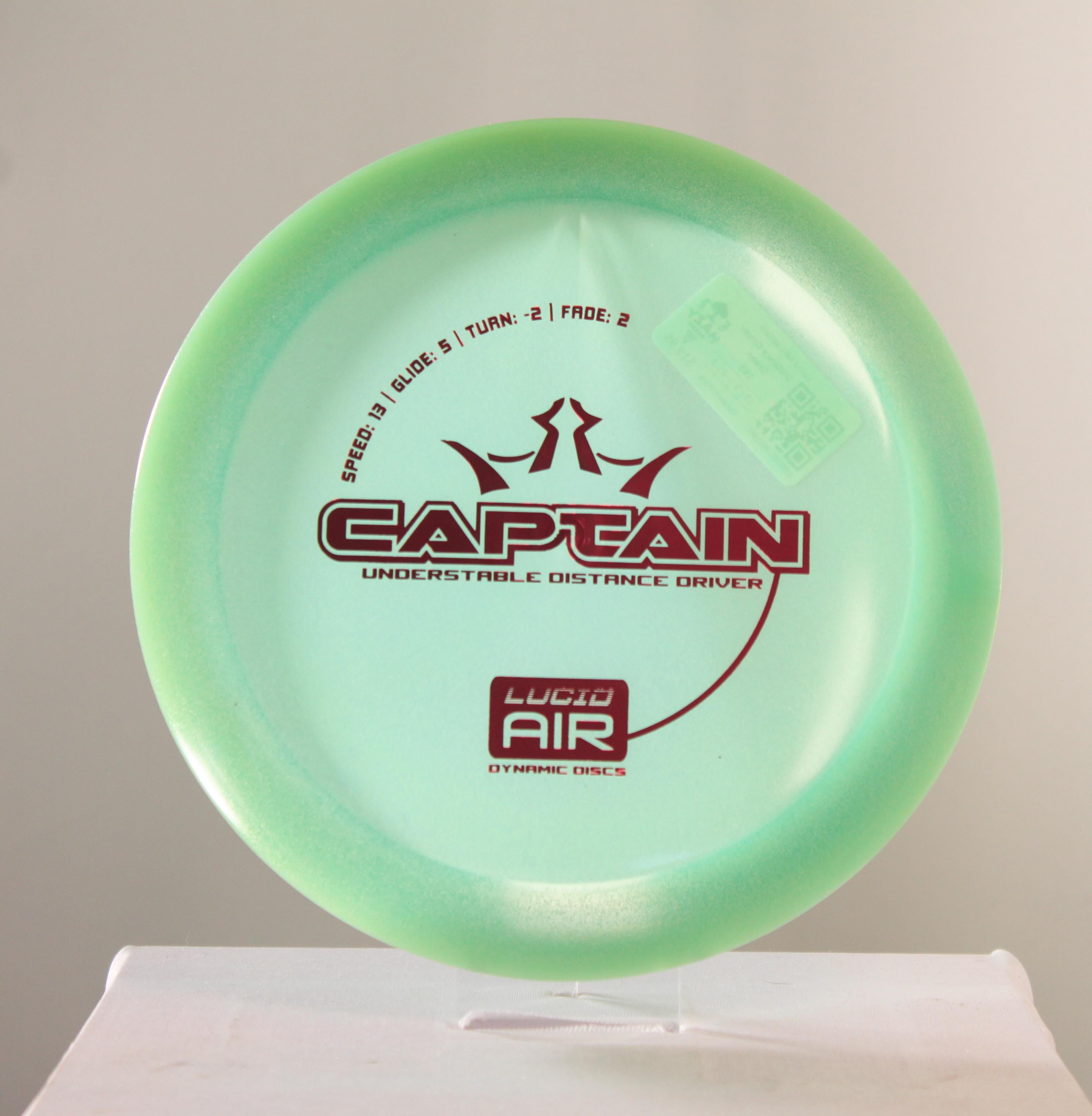 Dynamic Discs Lucid Air Captain Distance Driver – Hazy Shade